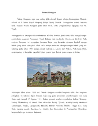 Makalah objek wisata muntok | DOCX