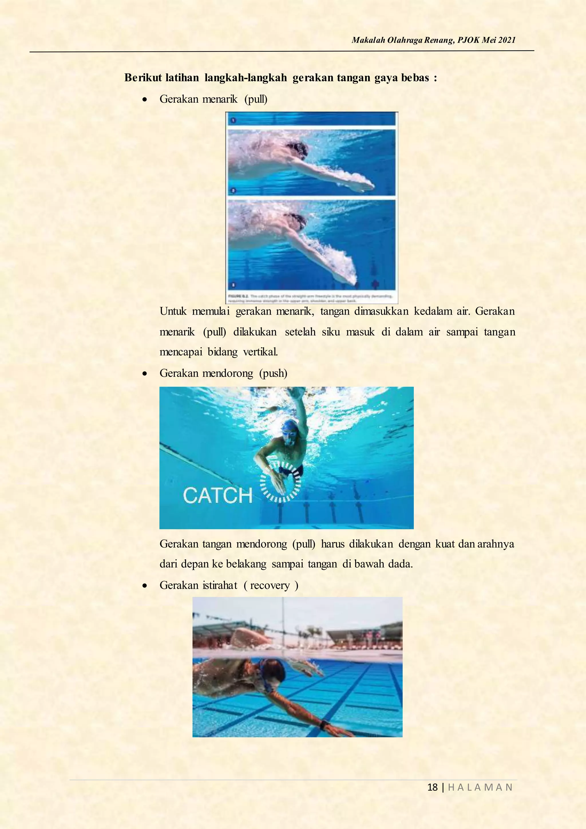 Makalah olahraga renang secara lengkap | DOCX