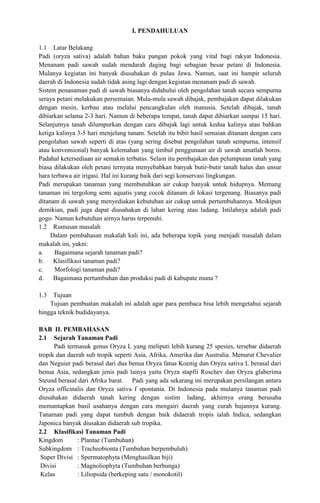Makalah padi | DOCX