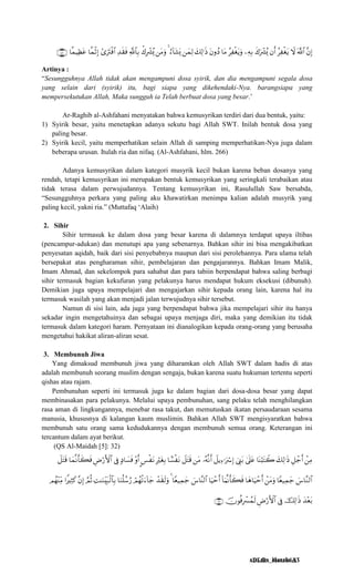 Makalah PAI tentang Menghargai Karya Orang lain dan Dosa dosa Besar | PDF