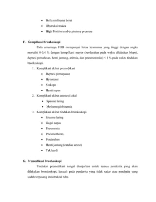 Pemeriksaan Diagnostik Bronkoskopi | DOCX