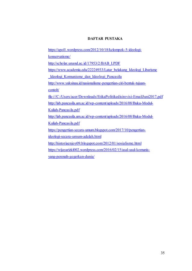 Sejarah Perumusan Macam-macam Ideologi di Dunia | DOCX