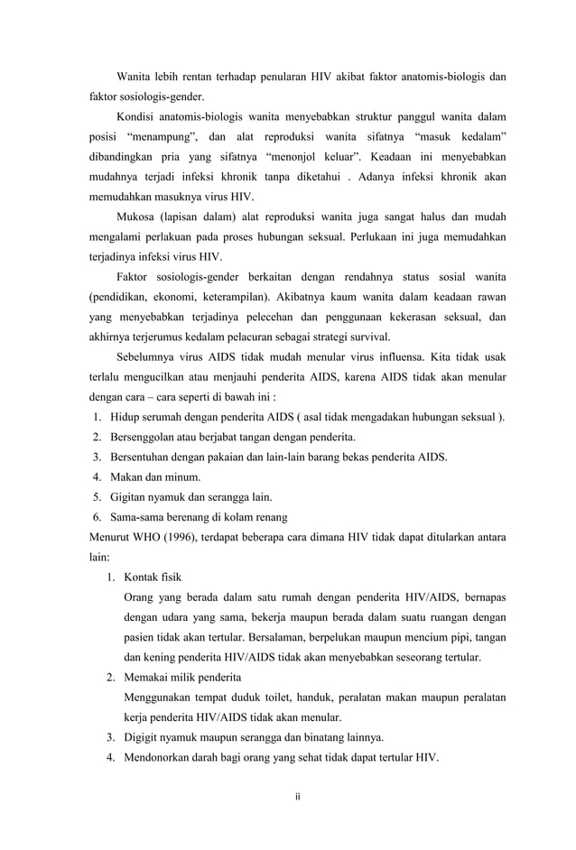 Makalah pandangan islam tentang hiv | DOCX