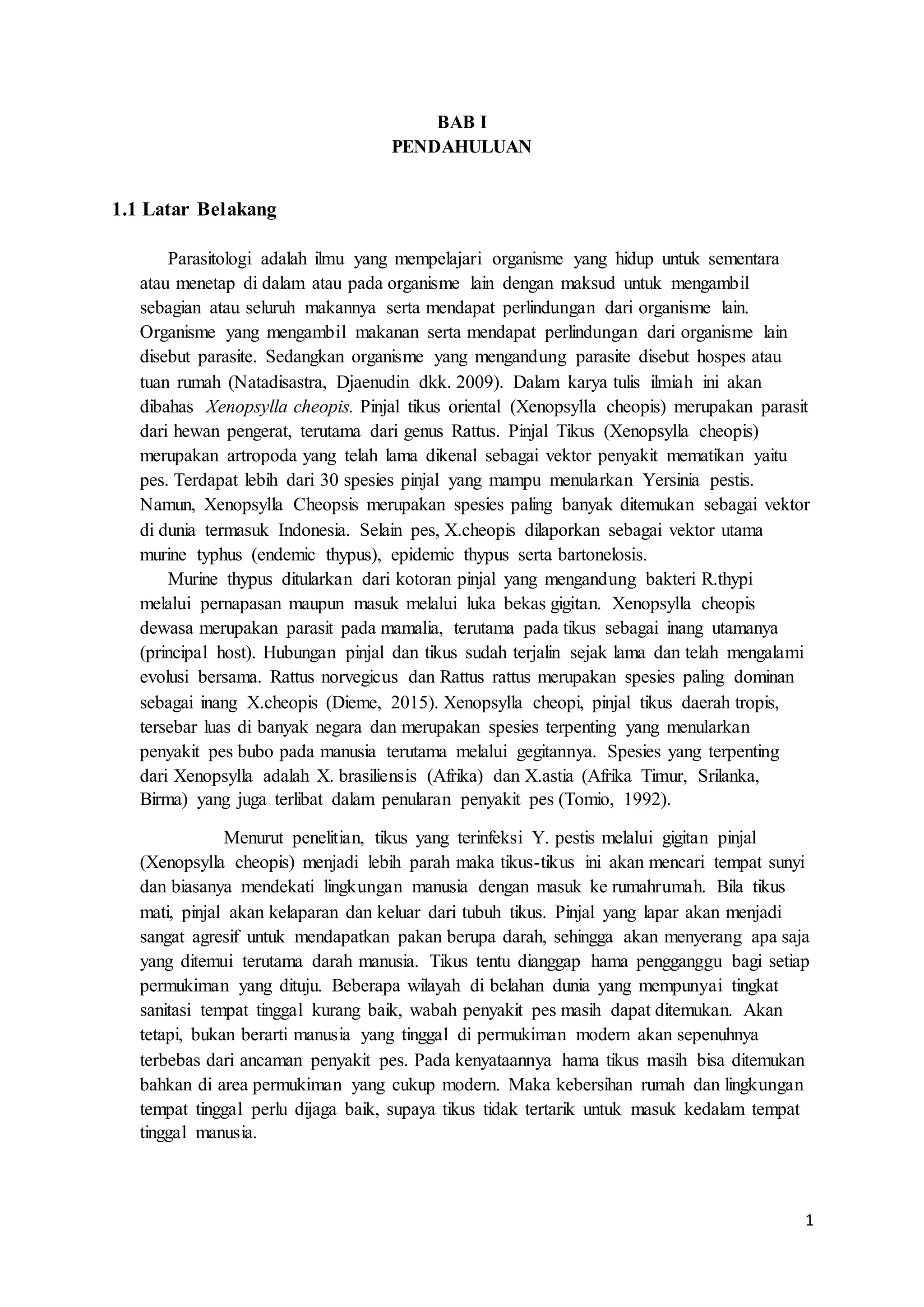 Makalah parasitologi | DOCX