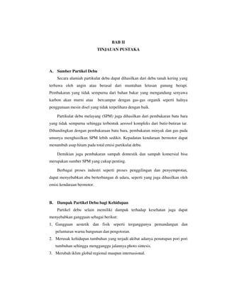 Makalah partikel debu | PDF