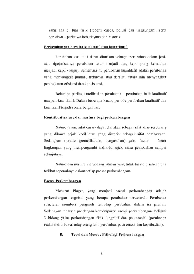 Psikologi Perkembangan (Desmita) | DOC