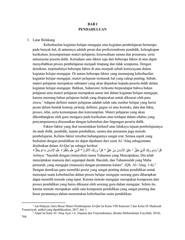 Makalah Pem. Al-Qur’an Hadist Klp 7.pdf