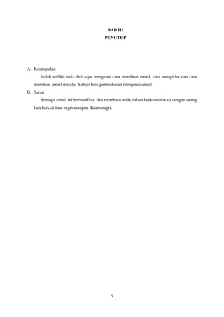 Makalah pembuatan email 3 | DOCX