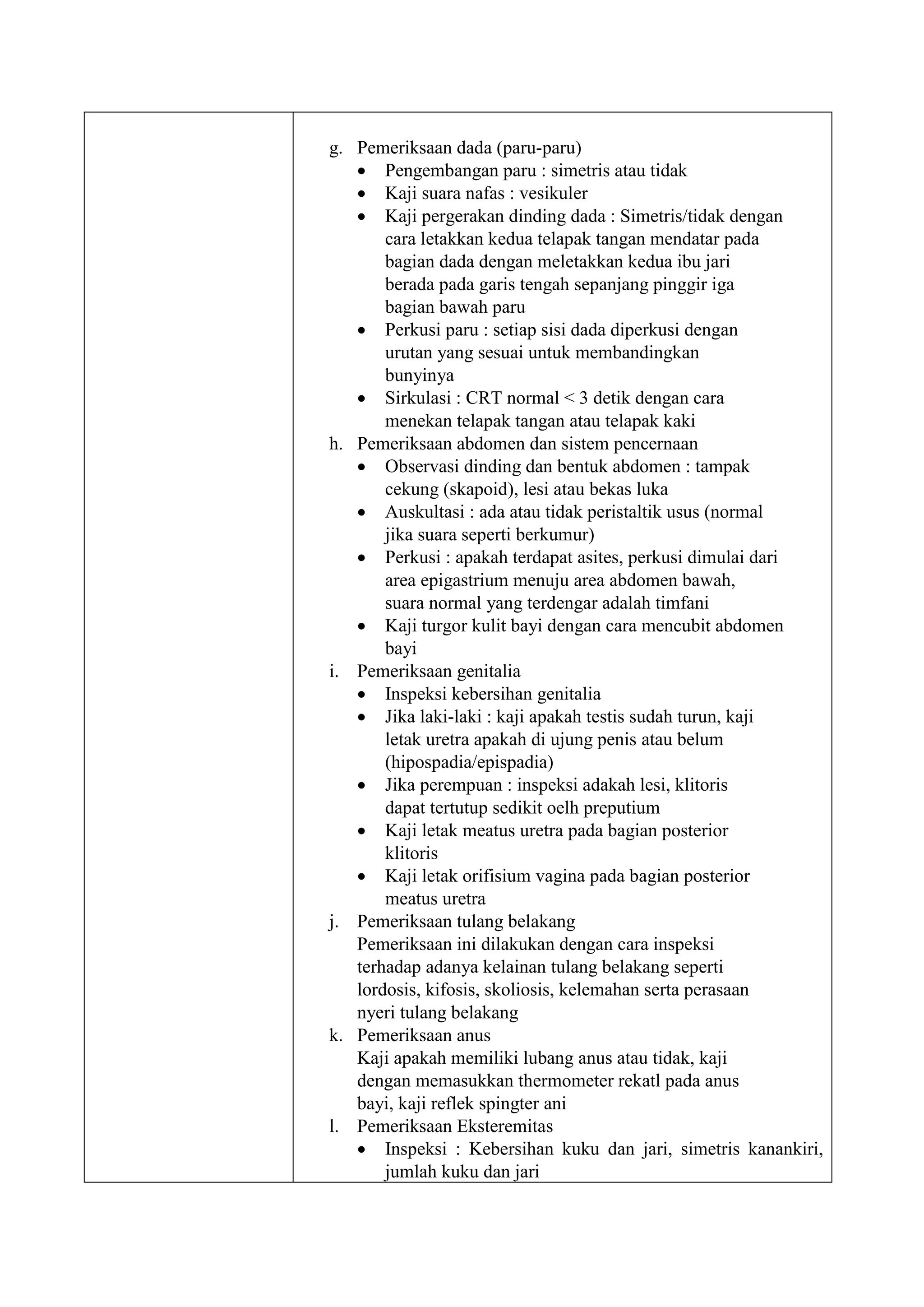 MAKALAH PEMERIKSAAN FISIK BAYI DAN SOP.docx