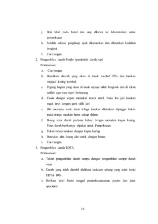 Makalah pemeriksaan lab darah | DOCX