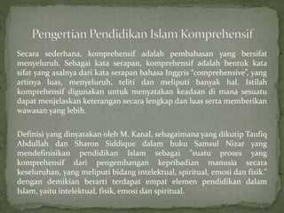 Makalah Pendidikan Islam Komprehensif.pptx