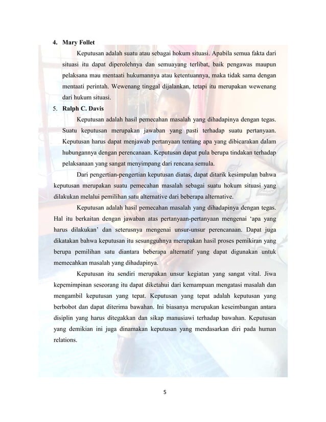 Makalah pengambilan kepeutusan dalam organisasi | PDF