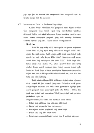 Cacat Las Pada Pelat Lambung Kapal | PDF