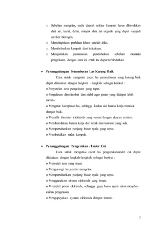 Cacat Las Pada Pelat Lambung Kapal | PDF
