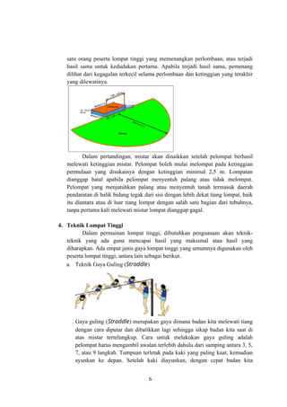 materi tentang atletik dan macam-macam jenis atletik | DOCX