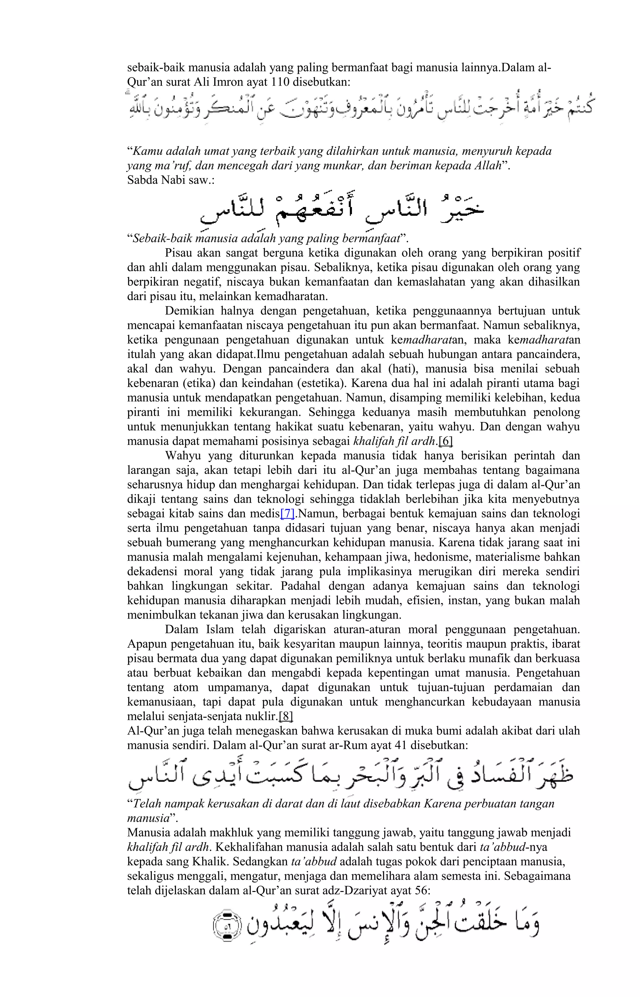 Makalah (pentingnya pendidikan dalam perspektif islam) | DOC