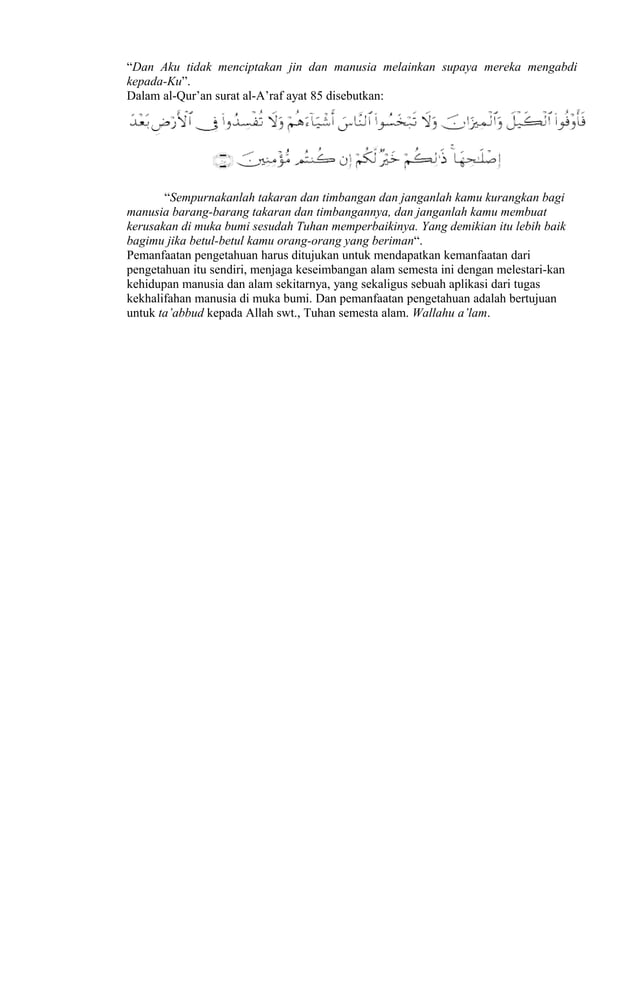 Makalah (pentingnya pendidikan dalam perspektif islam) | DOC