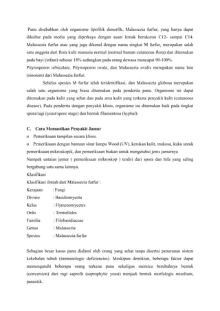 Makalah penyakit jamur | DOCX