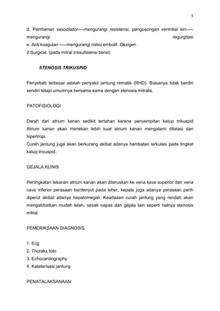 Makalah penyakit katup jantung | DOCX