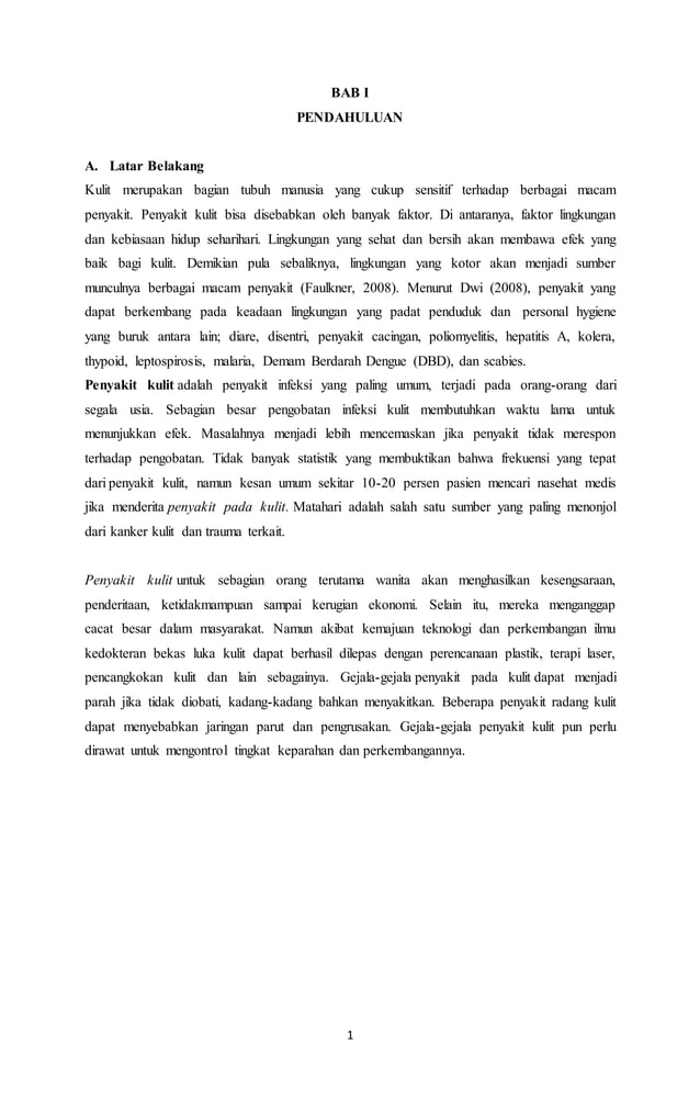 Makalah penyakit kulit | DOCX