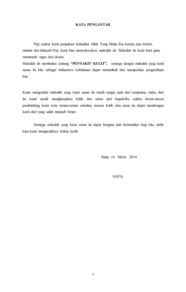 Makalah penyakit kulit | DOCX