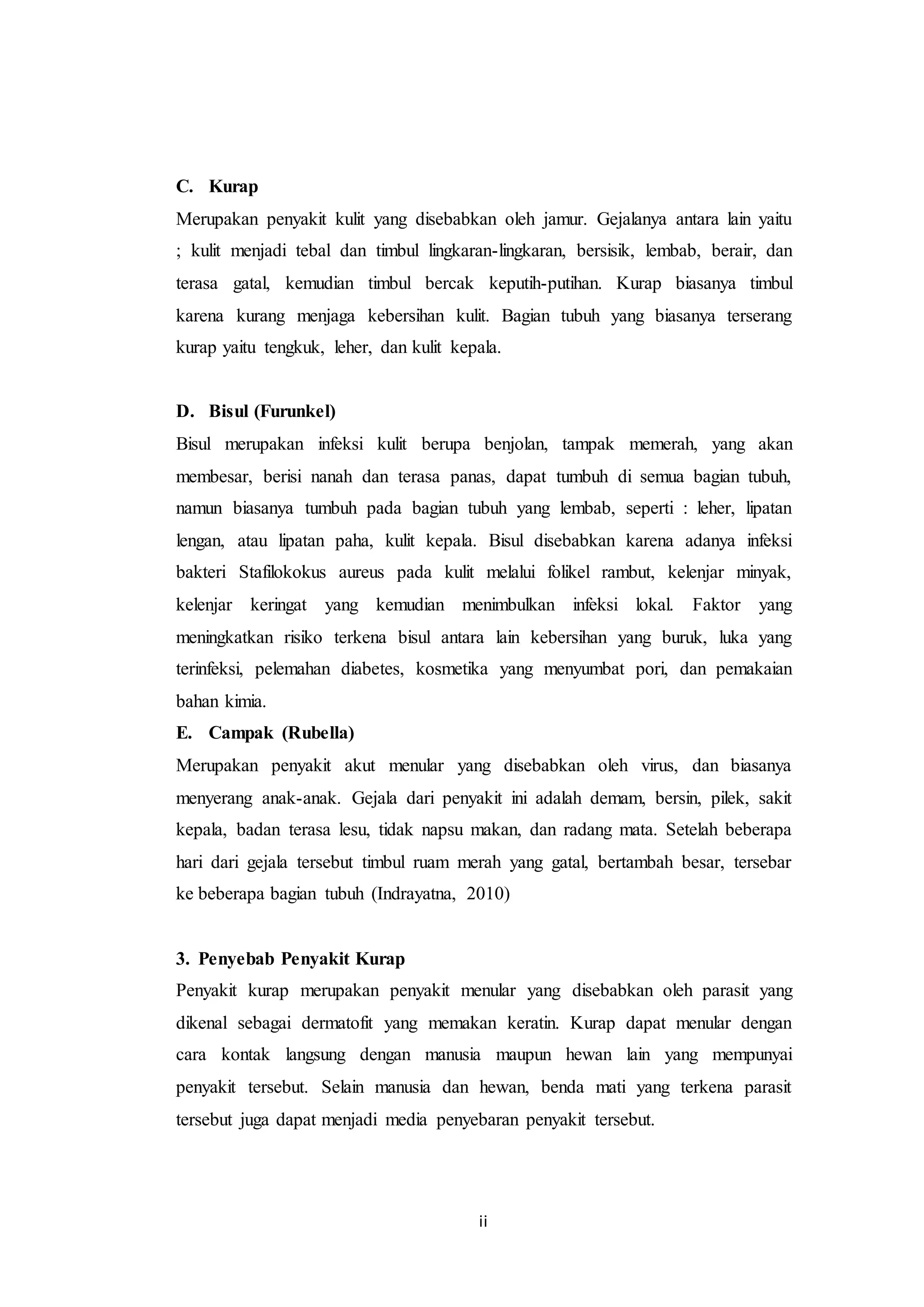 Makalah penyakit kurap | DOCX