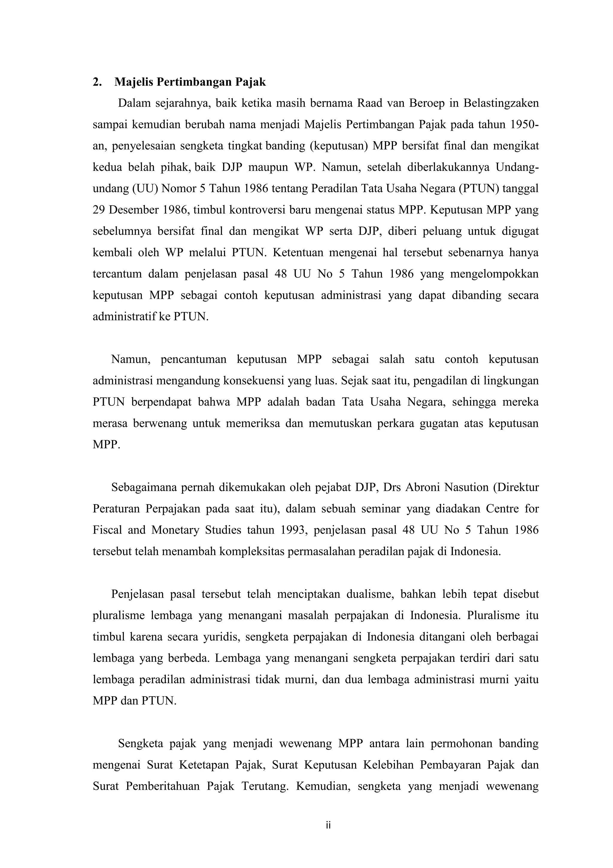 Makalah peradilan pajak | DOCX