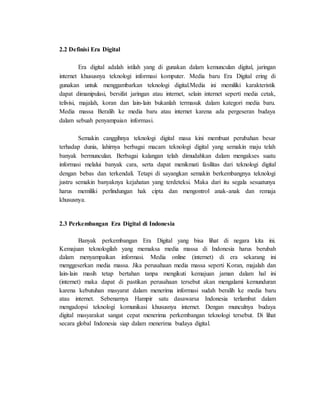 Makalah peranan era digital | PDF