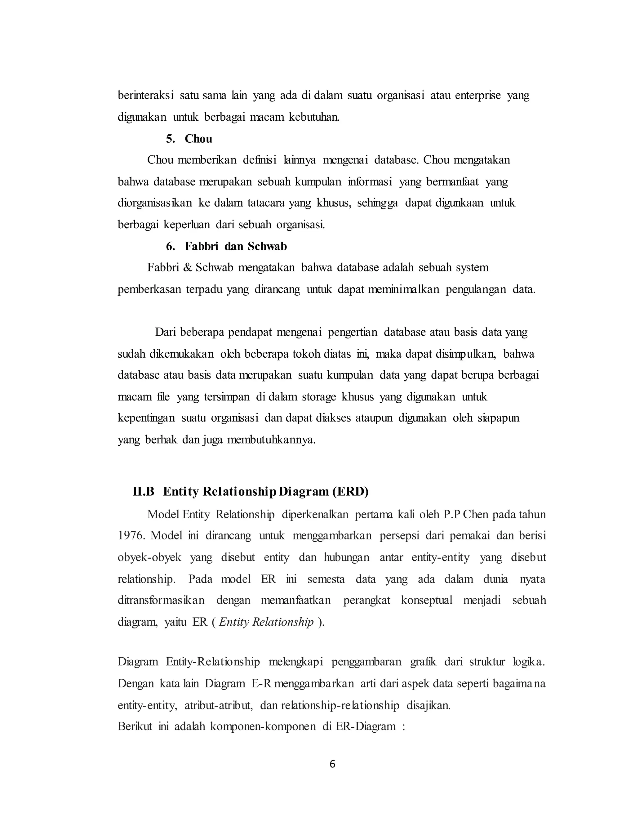 Makalah Perancangan ERD & LRS Pada Sistem Pemesanan Hotel | DOCX