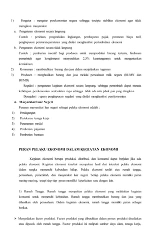 Makalah Pelaku Ekonomi - Perumperindo.co.id