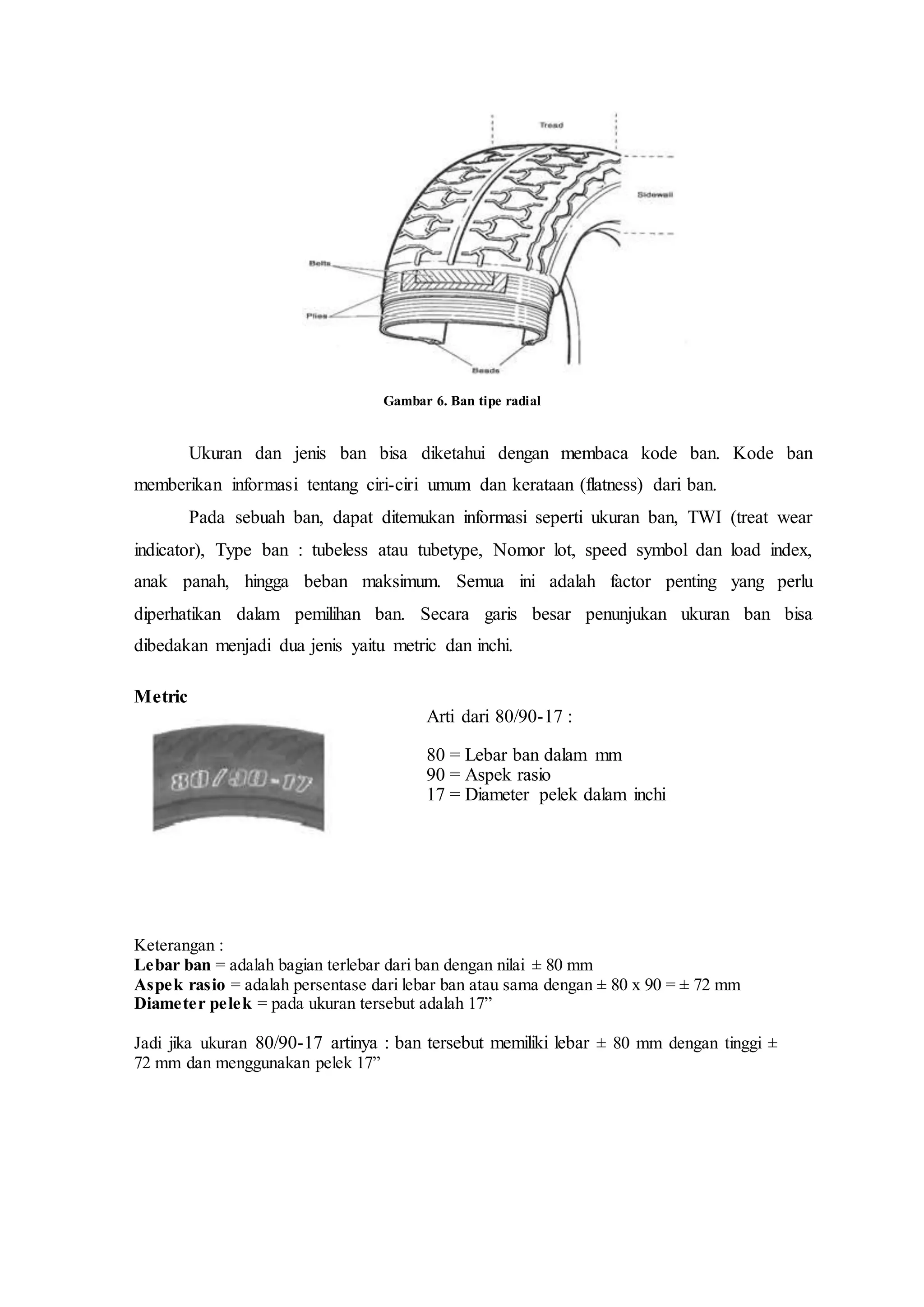Makalah perawatan ban dan roda | DOCX