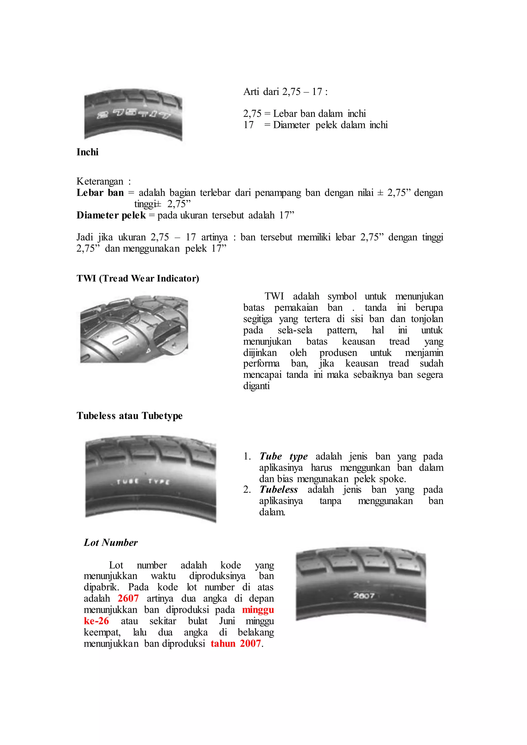 Makalah perawatan ban dan roda | DOCX