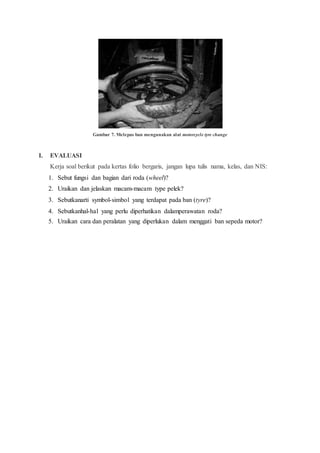 Makalah perawatan ban dan roda | DOCX