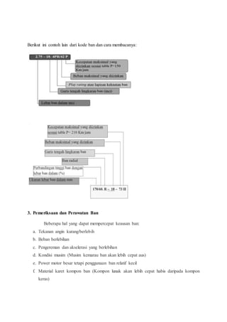 Makalah perawatan ban dan roda | DOCX