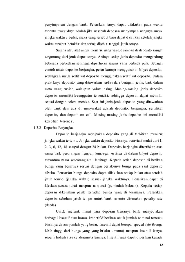 Makalah perbankan simpanan giro, tabungan dan simpanan deposito | DOCX