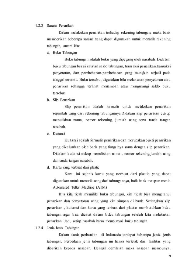 Makalah perbankan simpanan giro, tabungan dan simpanan deposito | DOCX