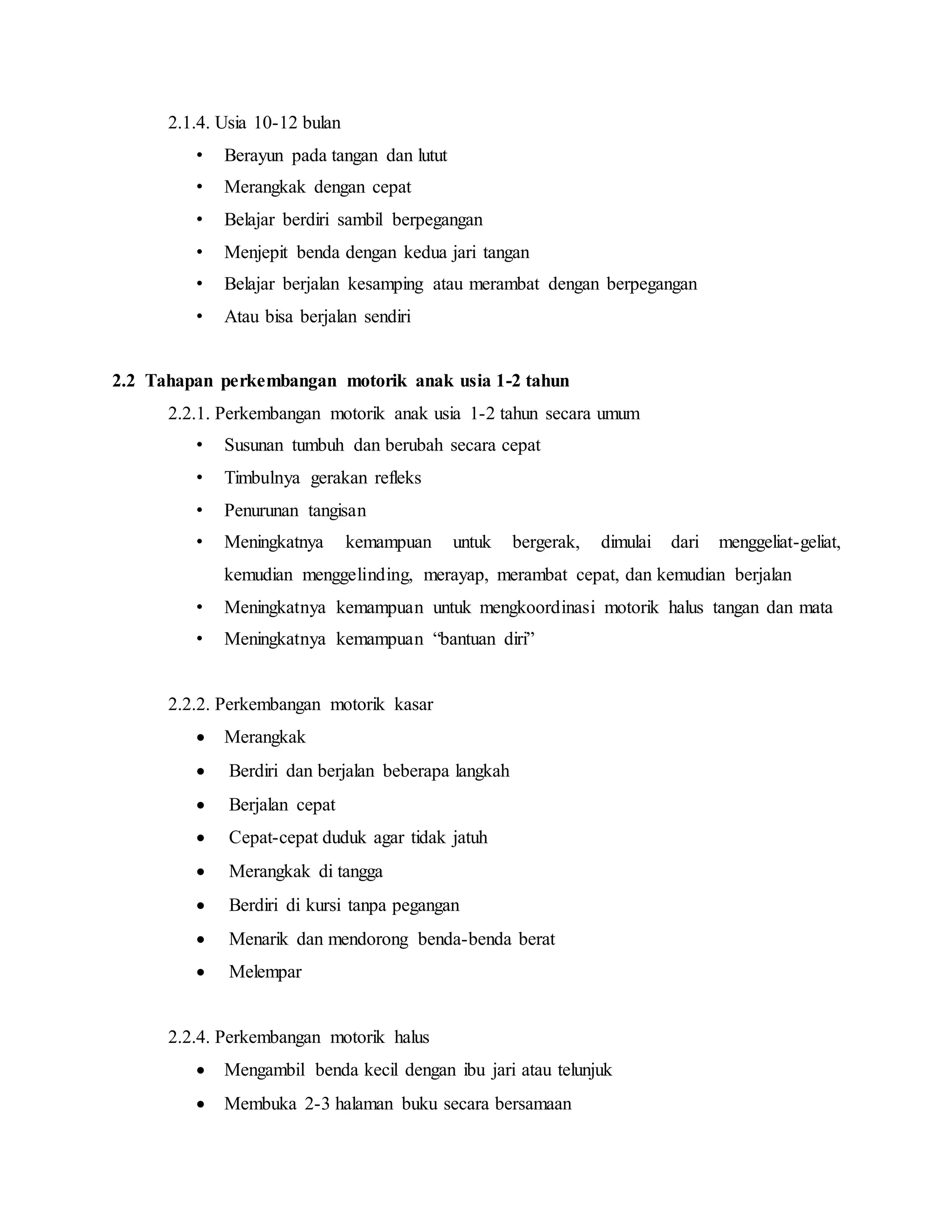 Makalah perkembangan motorik anak | DOCX