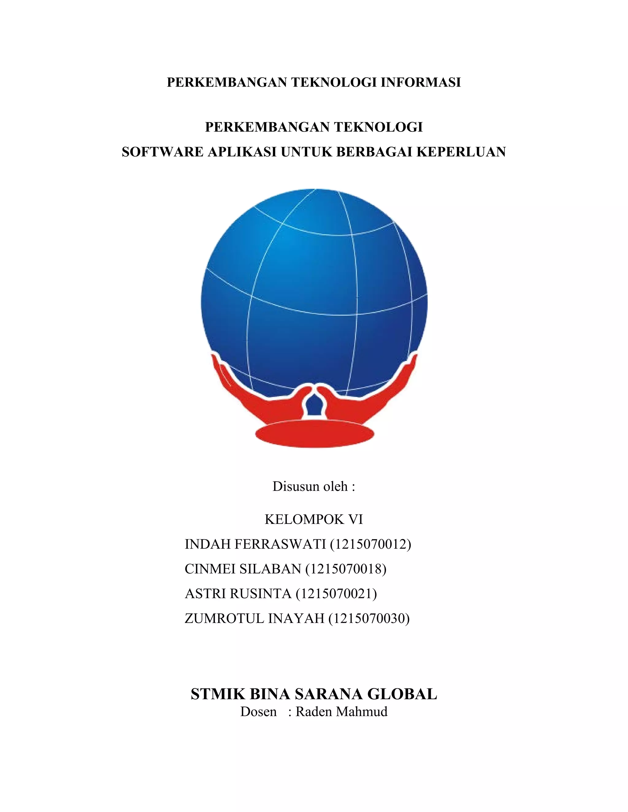 Makalah perkembangan teknologi informasi | PDF