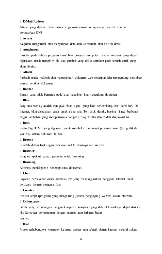 Makalah permasalahan internet | DOCX