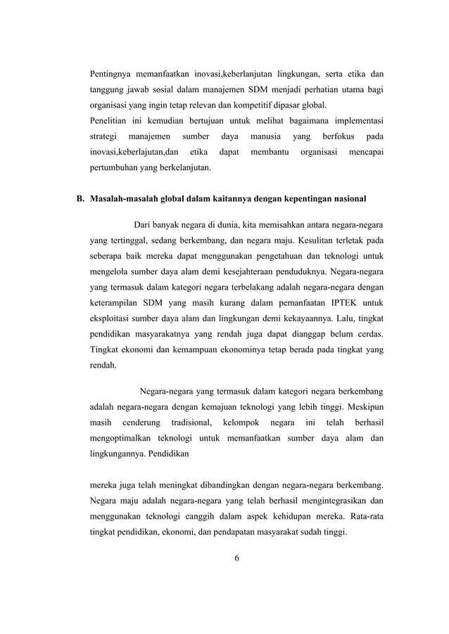 TUGAS MAKALAH PERSPEKTIF GLOBAL. TU docx | DOCX