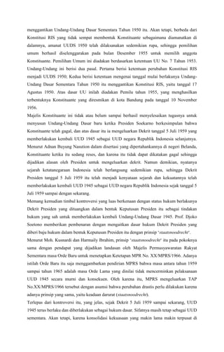 Makalah perubahan uud | DOCX