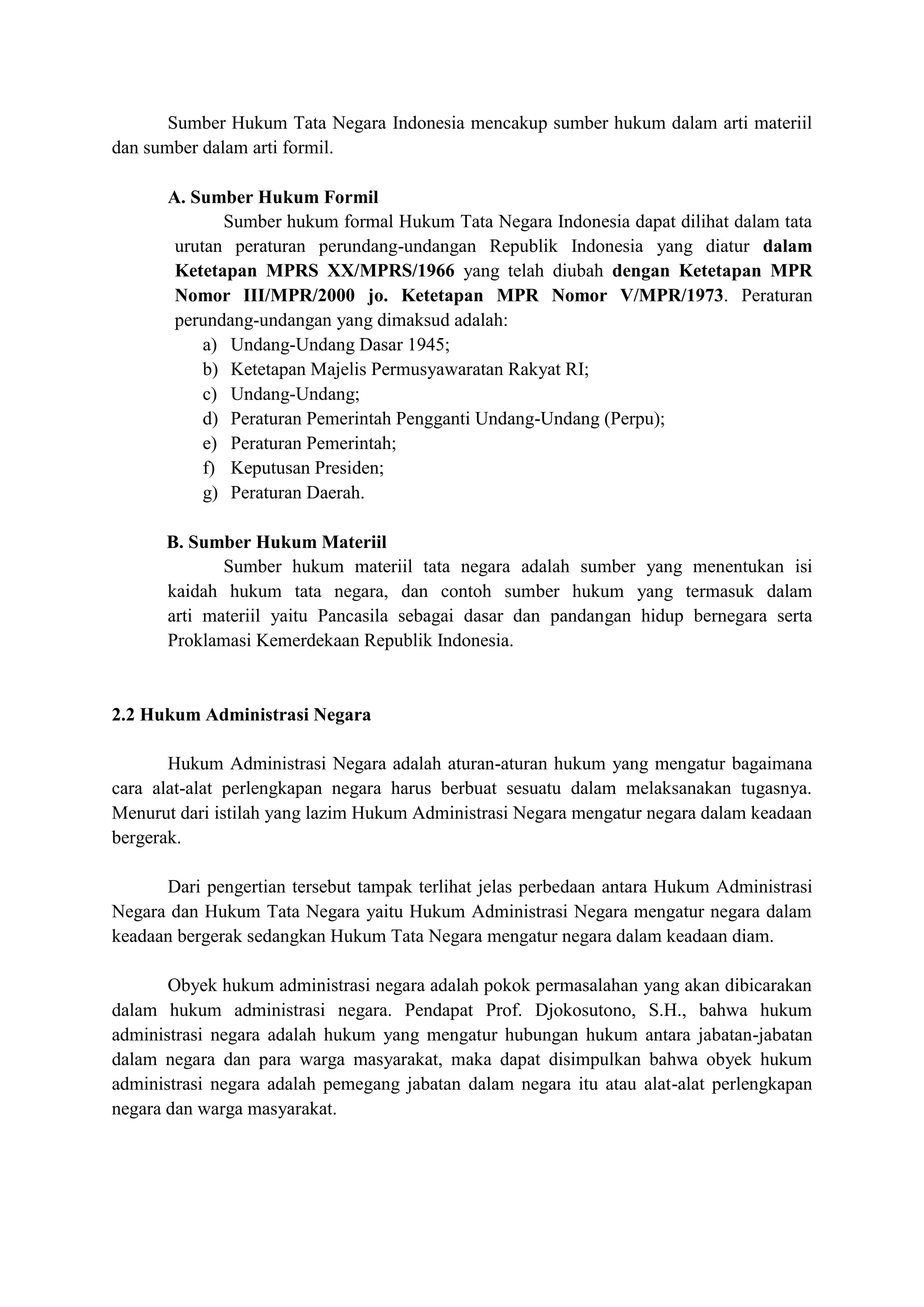 Jenis Jenis lapangan Hukum | PDF