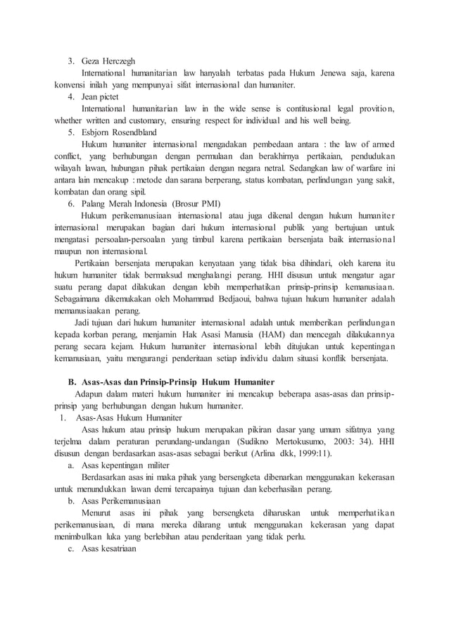 HUKUM HUMANITER INTERNASIONAL | DOCX