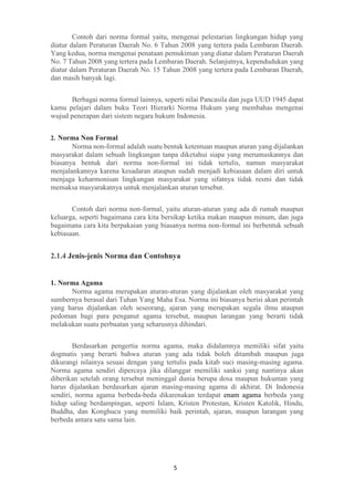NORMA, HUKUM DAN PERATURAN | PDF