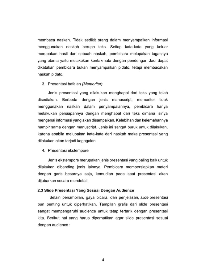 Makalah presentasi | PDF