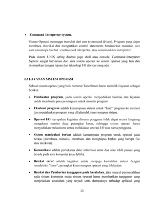 Makalah sistem operasi 2 | PDF