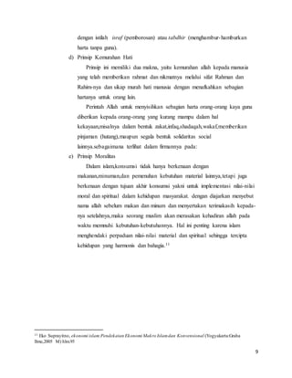 Makalah produksi,konsumsi dan distribuis (revisi) | DOCX