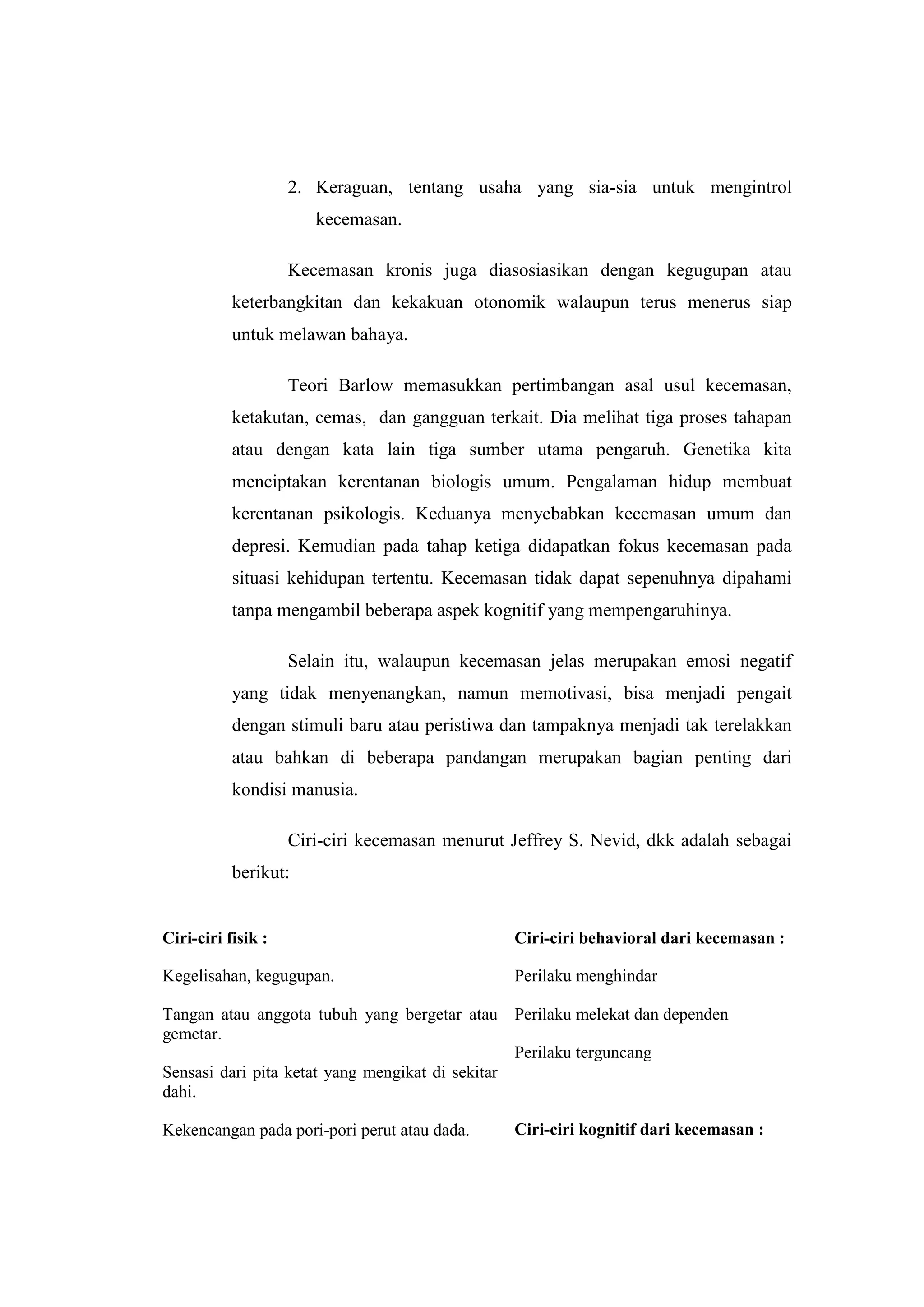 Makalah psikologi emosi klp 9 "EMOSI DAN PSIKOPATOLOGI" | DOCX