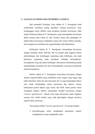 Makalah psikologi emosi klp 9 "EMOSI DAN PSIKOPATOLOGI" | PDF | Free Download