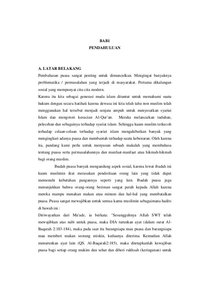 Contoh Makalah Agama Islam Tentang Puasa - Download Contoh Lengkap Gratis ️ Contoh Makalah Agama Islam Tentang Puasa - Download Contoh Lengkap Gratis ️